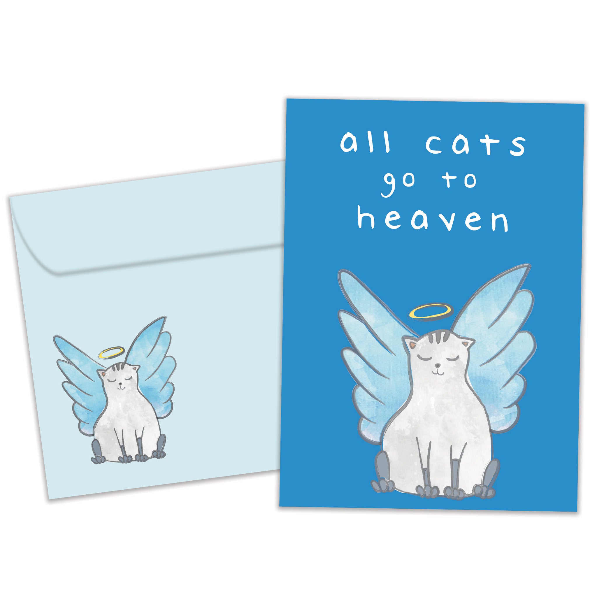 Cat Heaven Pet Pet Sympathy Card – Tree-Free Canada
